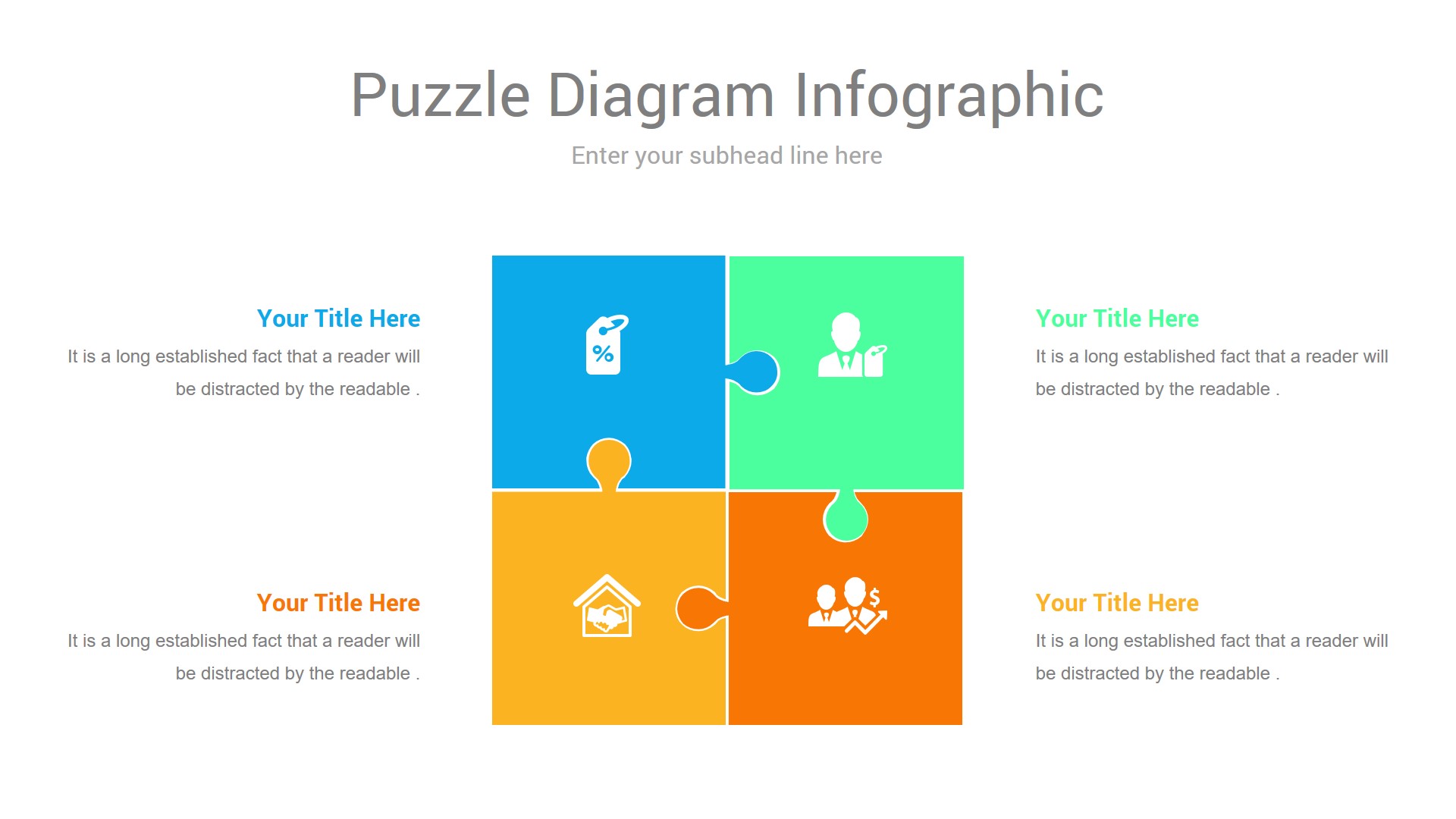 Puzzle Infographics Keynote Template Diagrams by CiloArt | GraphicRiver