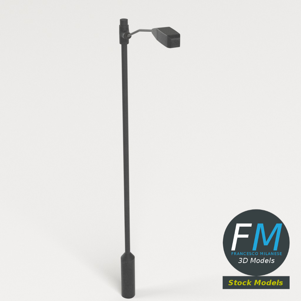 Single street lamp by FrancescoMilanese85 | 3DOcean