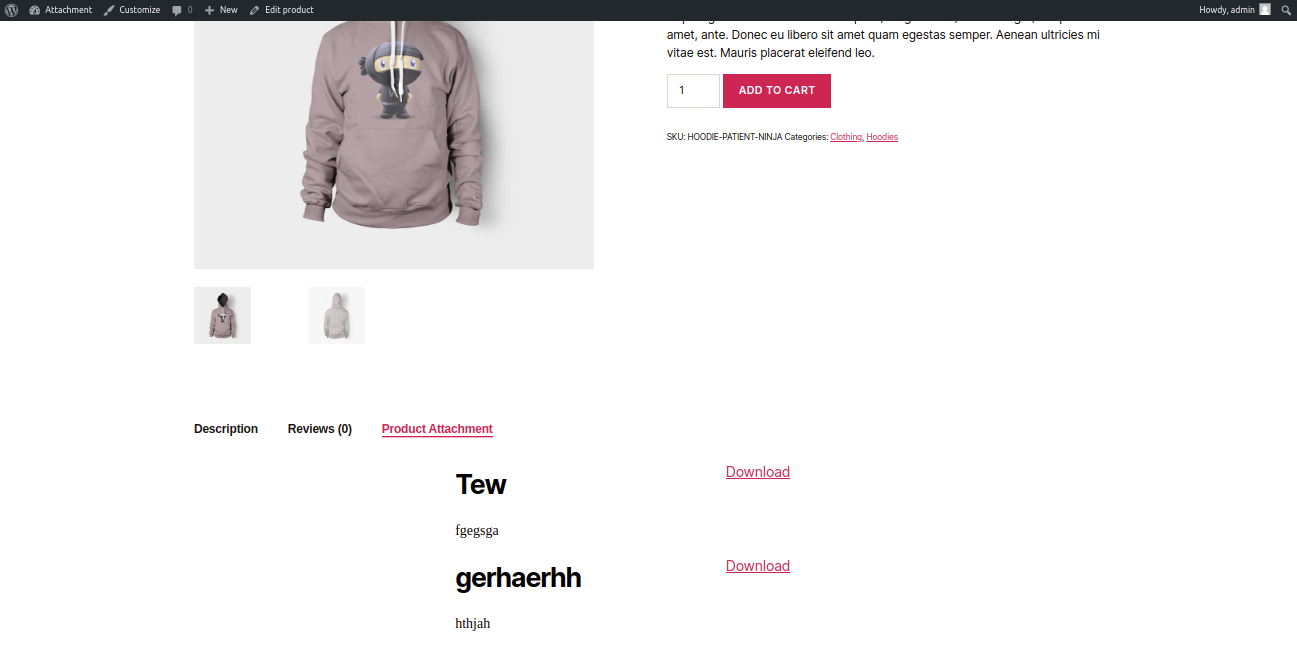 Woocommerce Product Attachment By Ncodetechnologies Codecanyon
