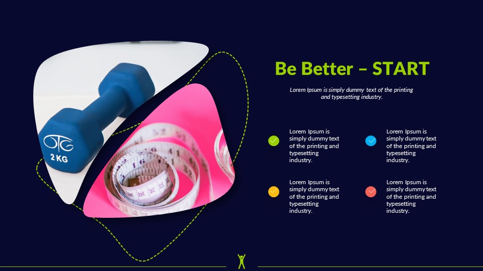 Active Lifestyle PowerPoint Presentation Template, Presentation Templates