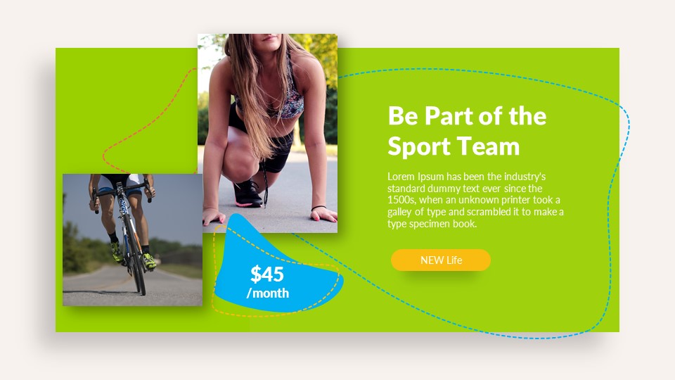 Active Lifestyle PowerPoint Presentation Template by SanaNik | GraphicRiver