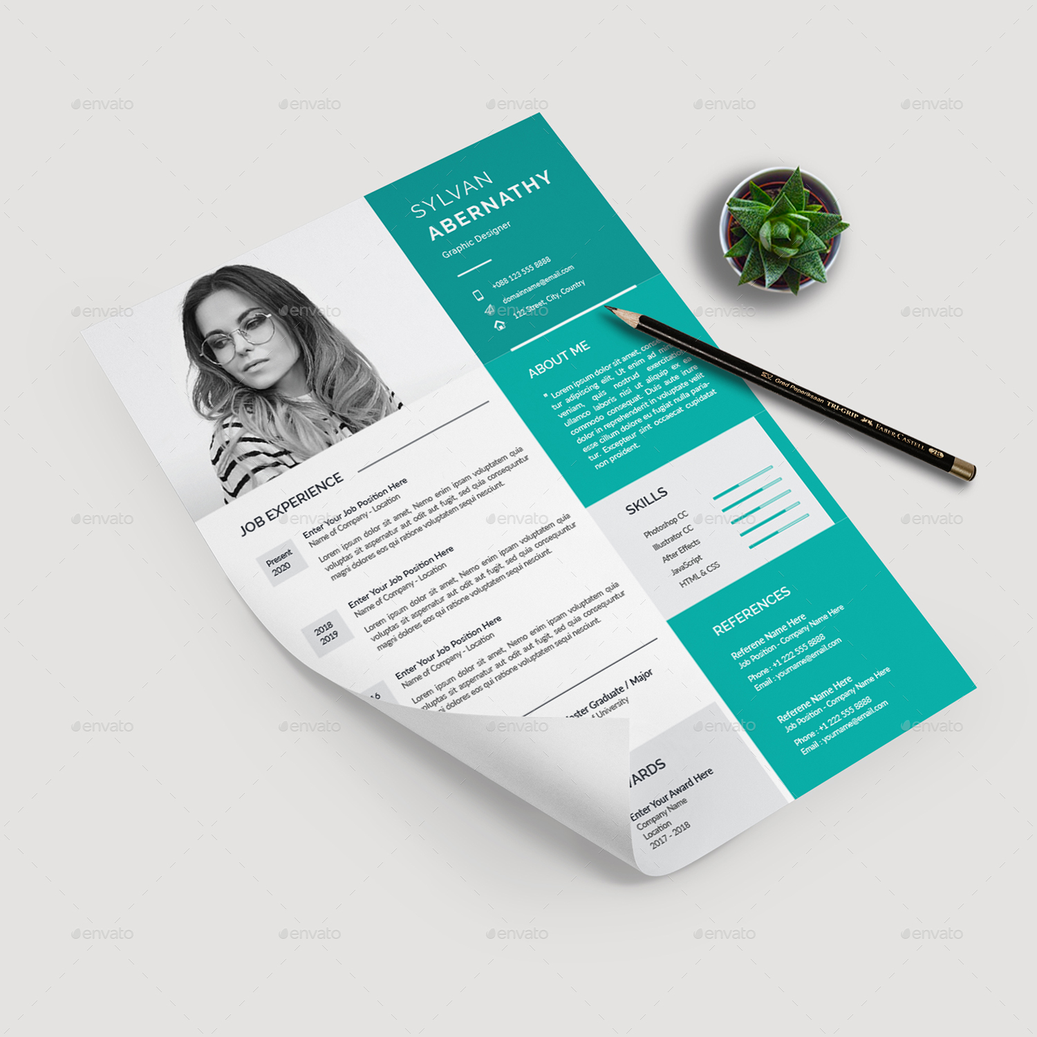 Resume/CV, Print Templates | GraphicRiver