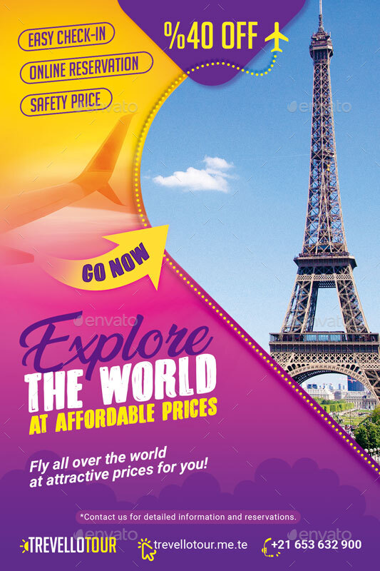 Travel Flyer, Print Templates | GraphicRiver