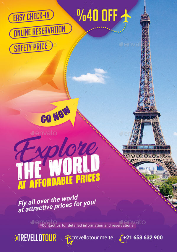Travel Flyer, Print Templates | GraphicRiver