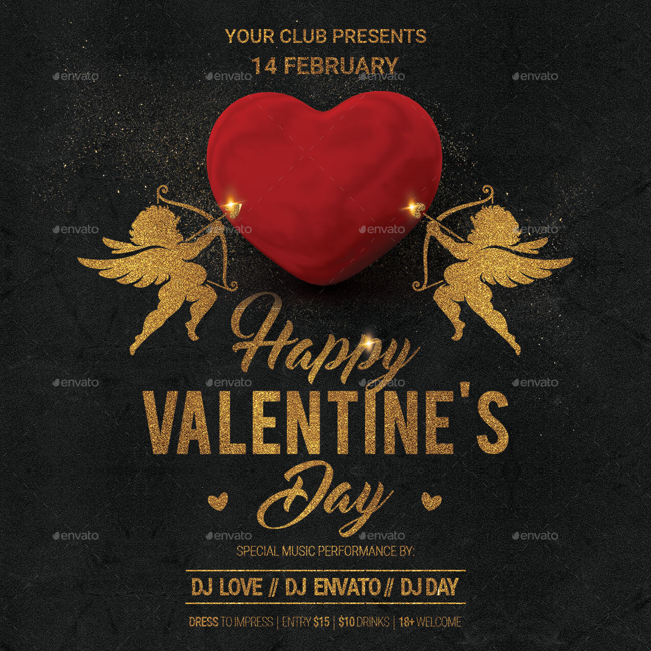 Valentines, Print Templates | GraphicRiver