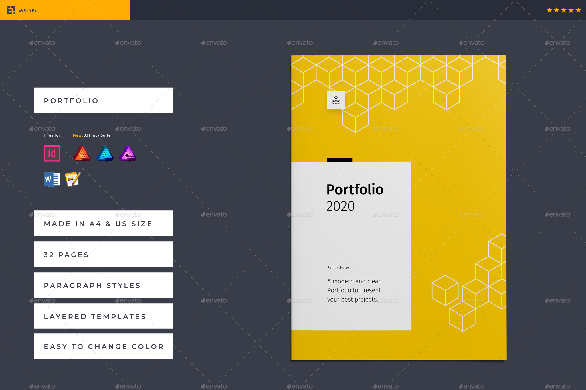 Portfolio, Print Templates | GraphicRiver