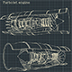 Turbojet Engine Blueprints Mini Set, Vectors | GraphicRiver