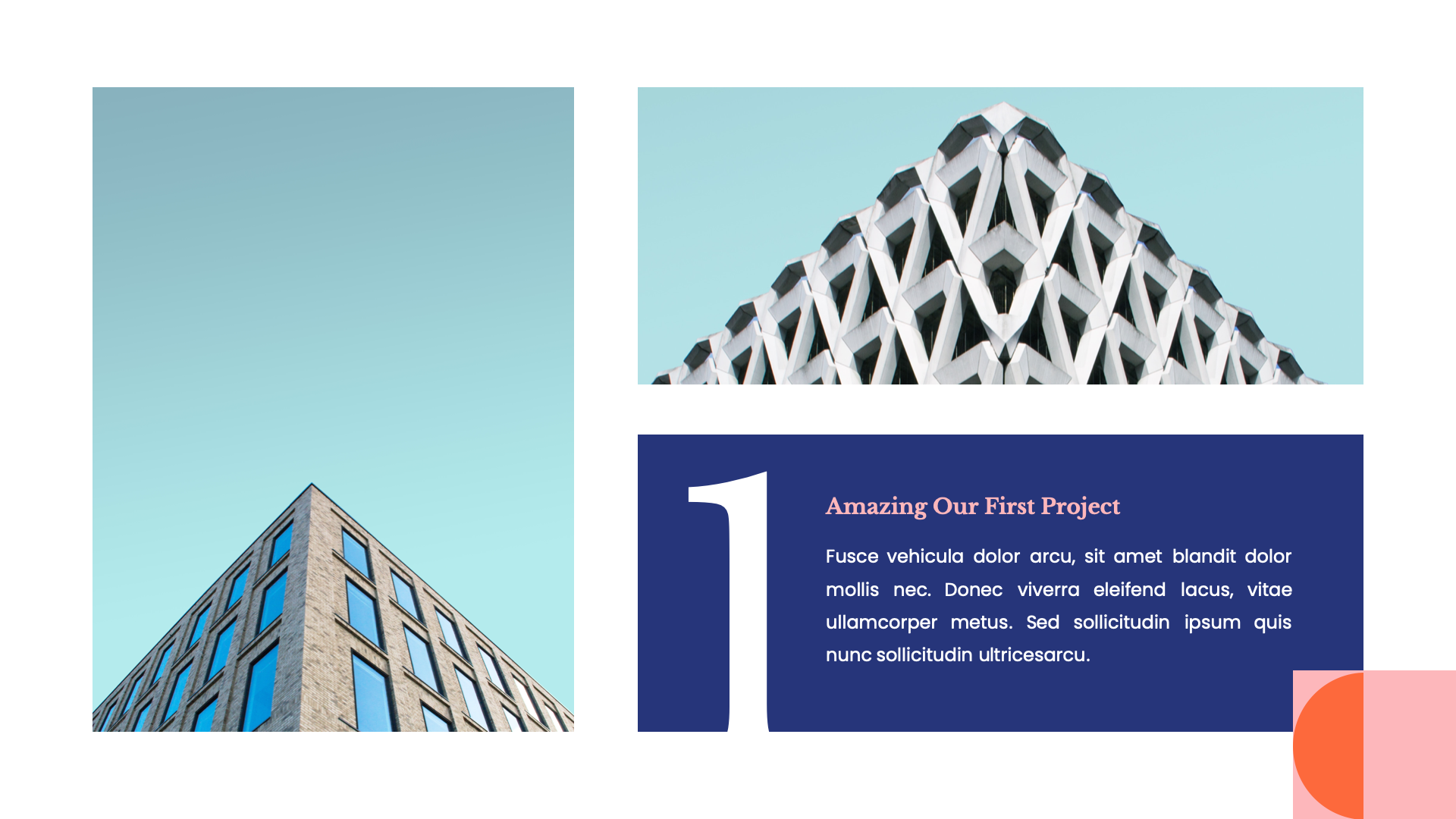 Qitcher - Color Geometry Powerpoint Template, Presentation Templates