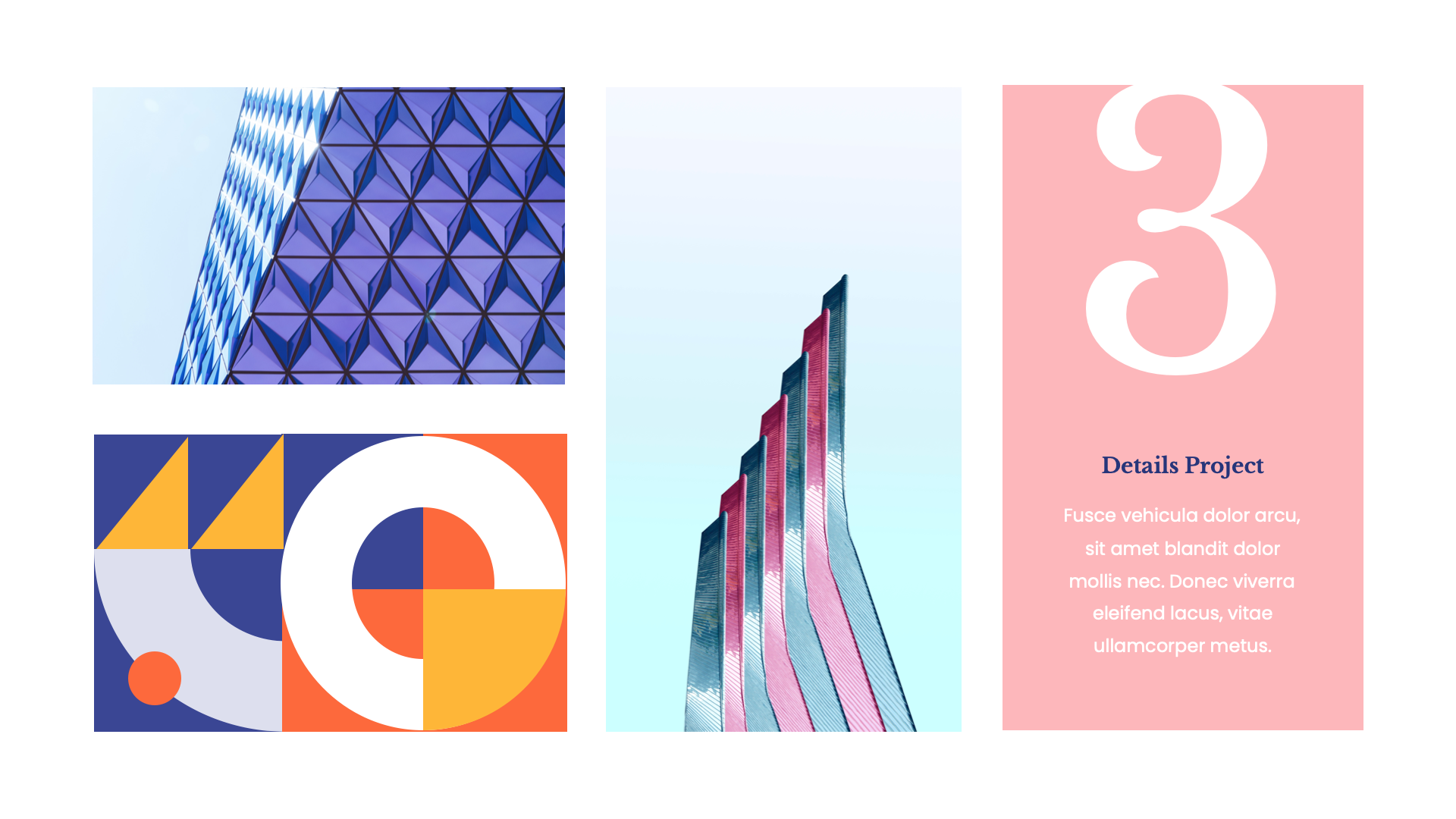 Qitcher - Color Geometry Powerpoint Template, Presentation Templates
