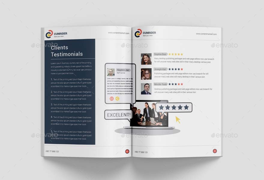 Digital Content Marketing Proposal, Print Templates | GraphicRiver