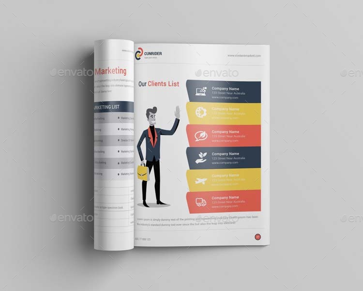 Digital Content Marketing Proposal, Print Templates | GraphicRiver