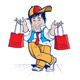 Cartoon Shopping Boy, Vectors | GraphicRiver