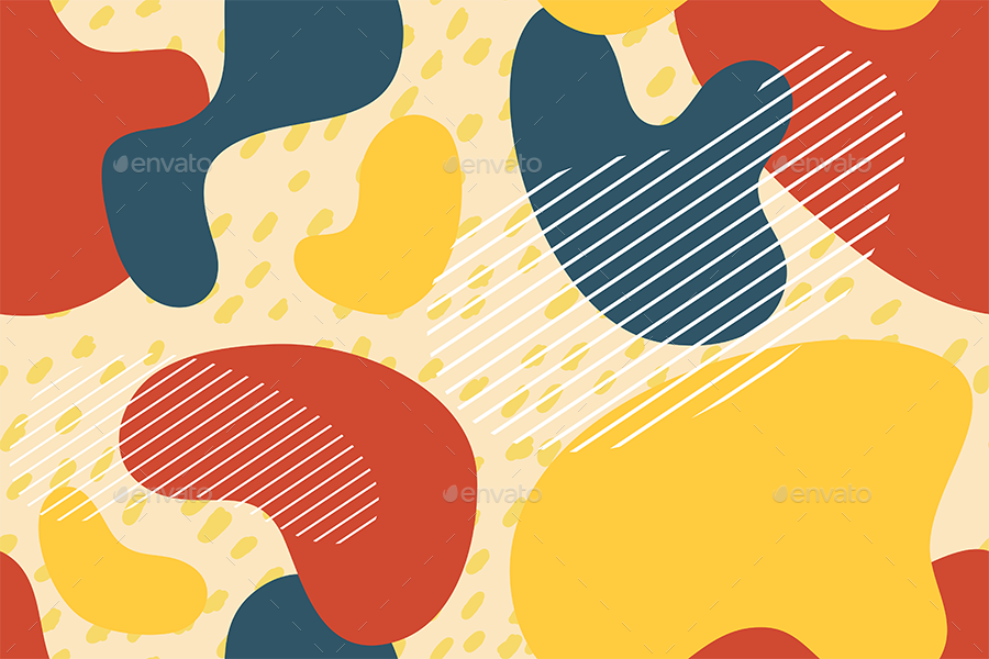 Colored Fluid Bubble Seamless Patterns, Graphics | GraphicRiver