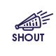 Shout News Linear Logo Template, Logo Templates | GraphicRiver