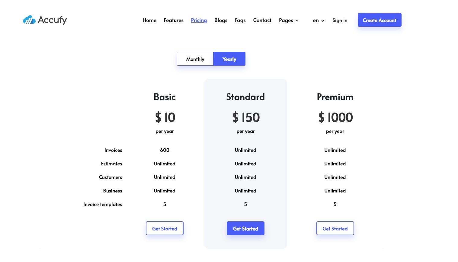 Accufy - SaaS Business & Accounting Software by codericks | CodeCanyon
