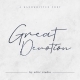 Great Devotion Font, Fonts | GraphicRiver