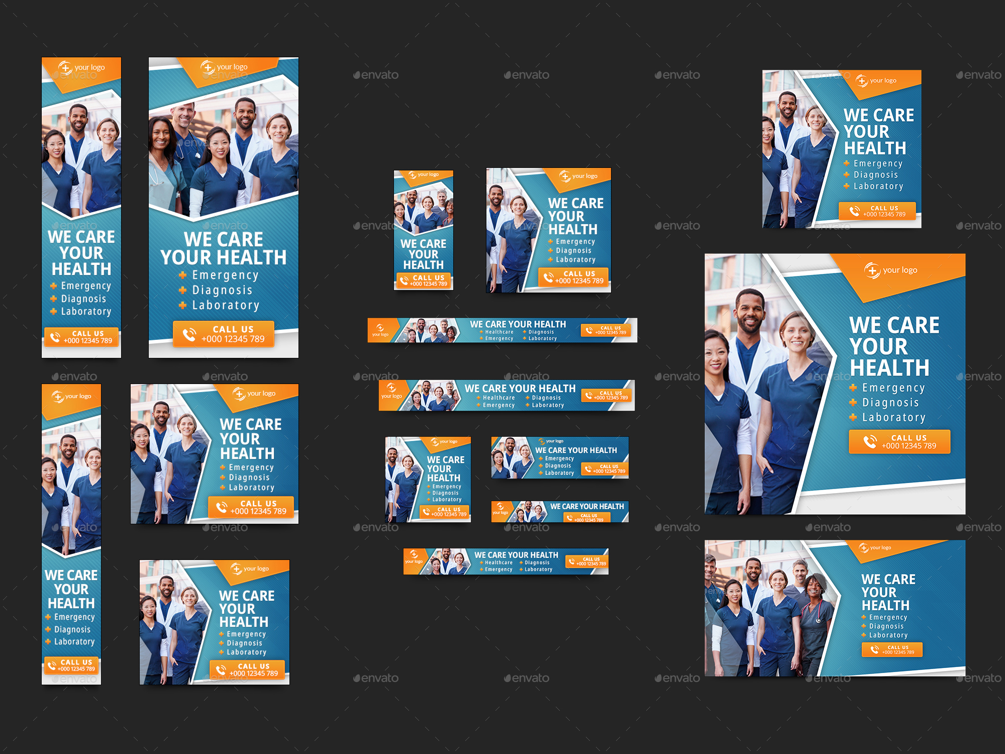 Medical Healthcare Banners by BeatusGraphics | GraphicRiver