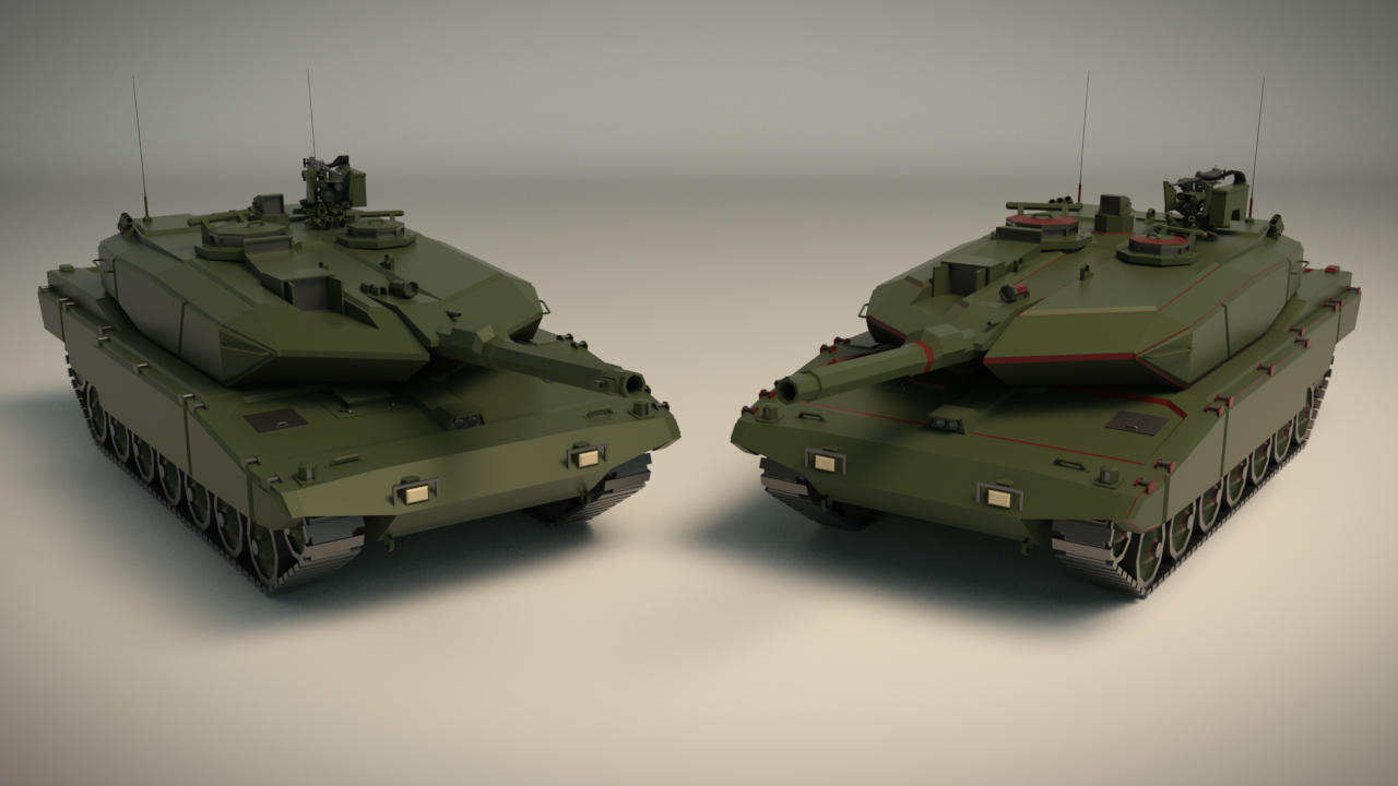 Low Poly Tank 04 by Linder-Media | 3DOcean
