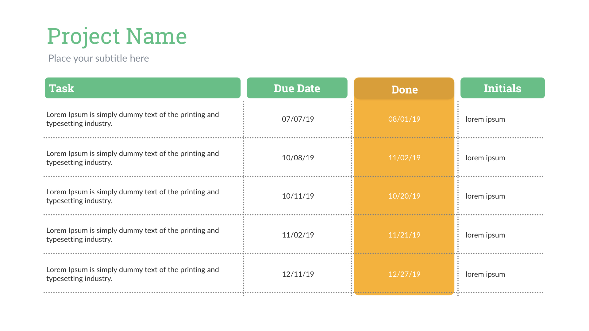 Project Status Keynote Presentation Template by SanaNik | GraphicRiver