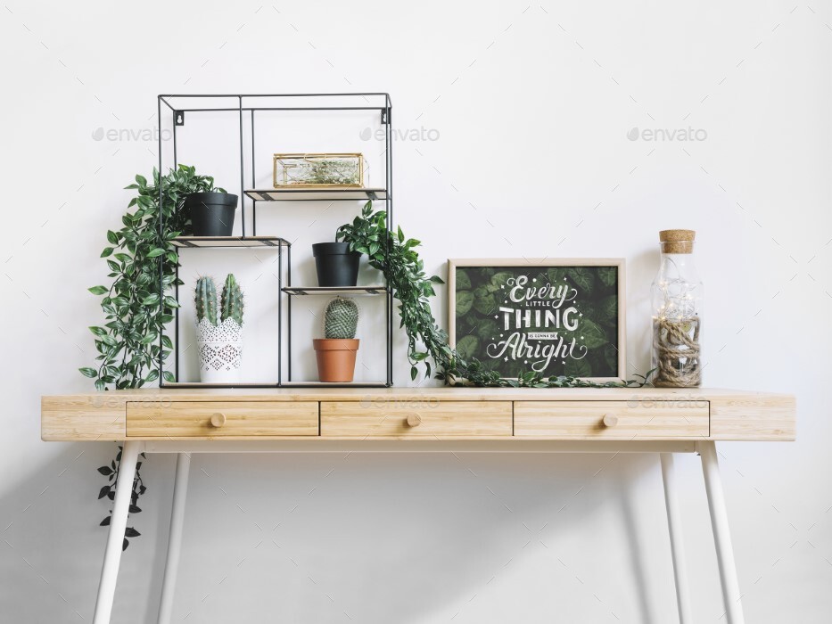 A4 Frame Landscape Mock-up, Graphics | GraphicRiver