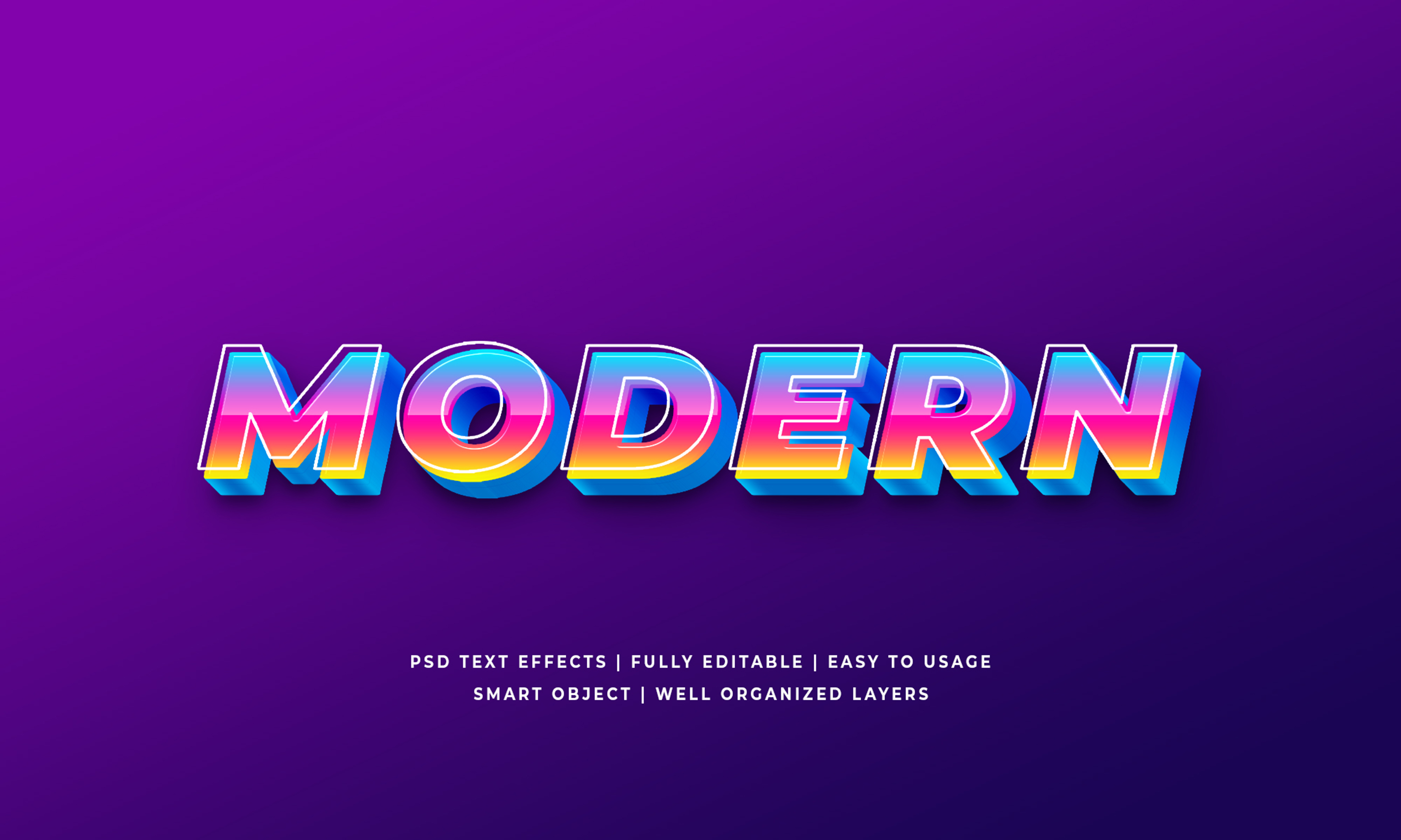 Modern Detailed 3D Text Style Effect mockup, Add-ons | GraphicRiver