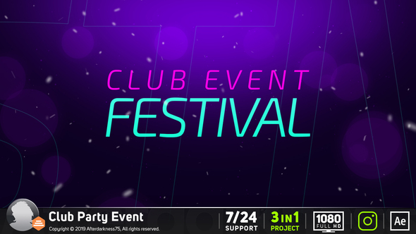 Club Party Event by Afterdarkness75 | VideoHive
