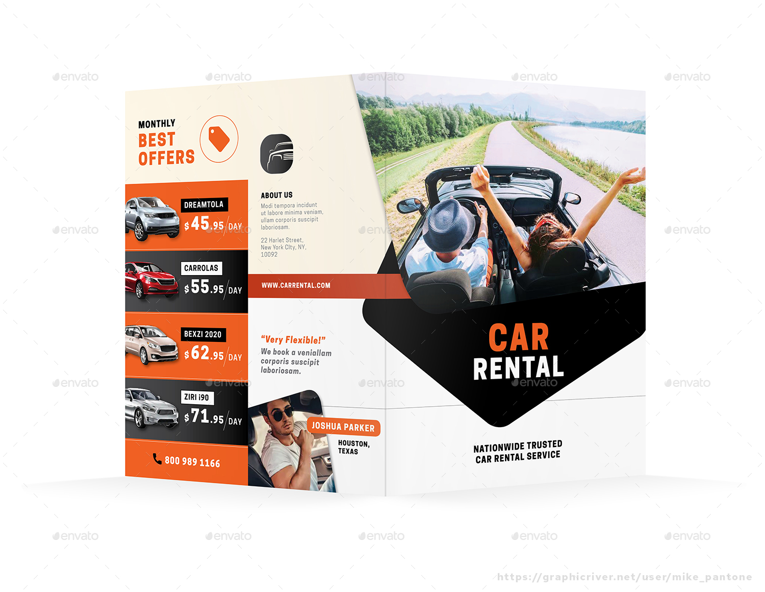 Car Rental Print Bundle, Print Templates | GraphicRiver