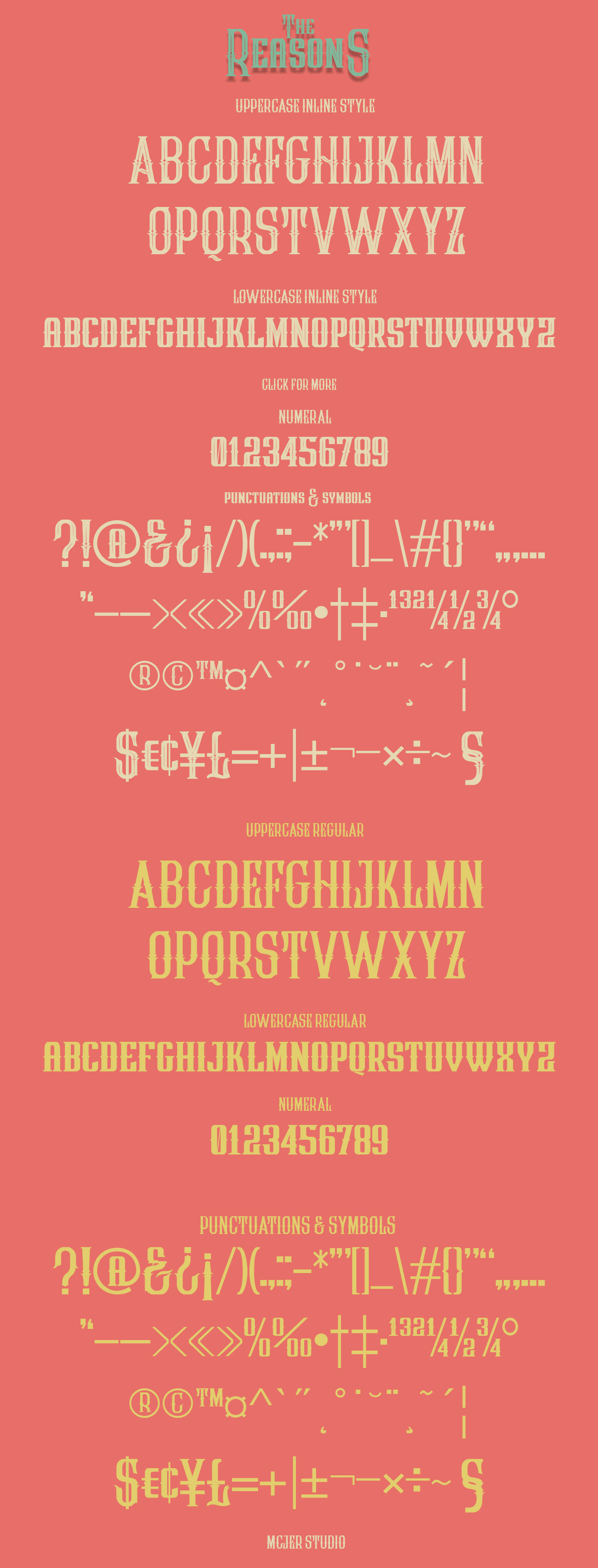 The Reasons Black Letter Font, Fonts | GraphicRiver