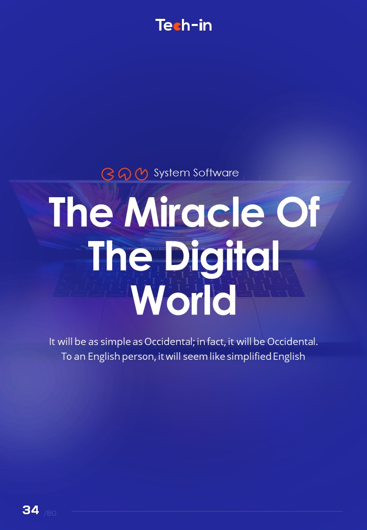 Tech-in Creative Digital Startup Agency Potrait Presentation Template ...