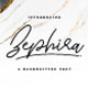 Zephira Signature Font, Fonts | GraphicRiver