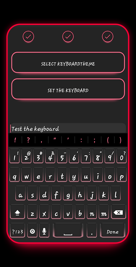Neon Keyboard Theme | Smart Neon keyboard | LED Keyboard Theme ...
