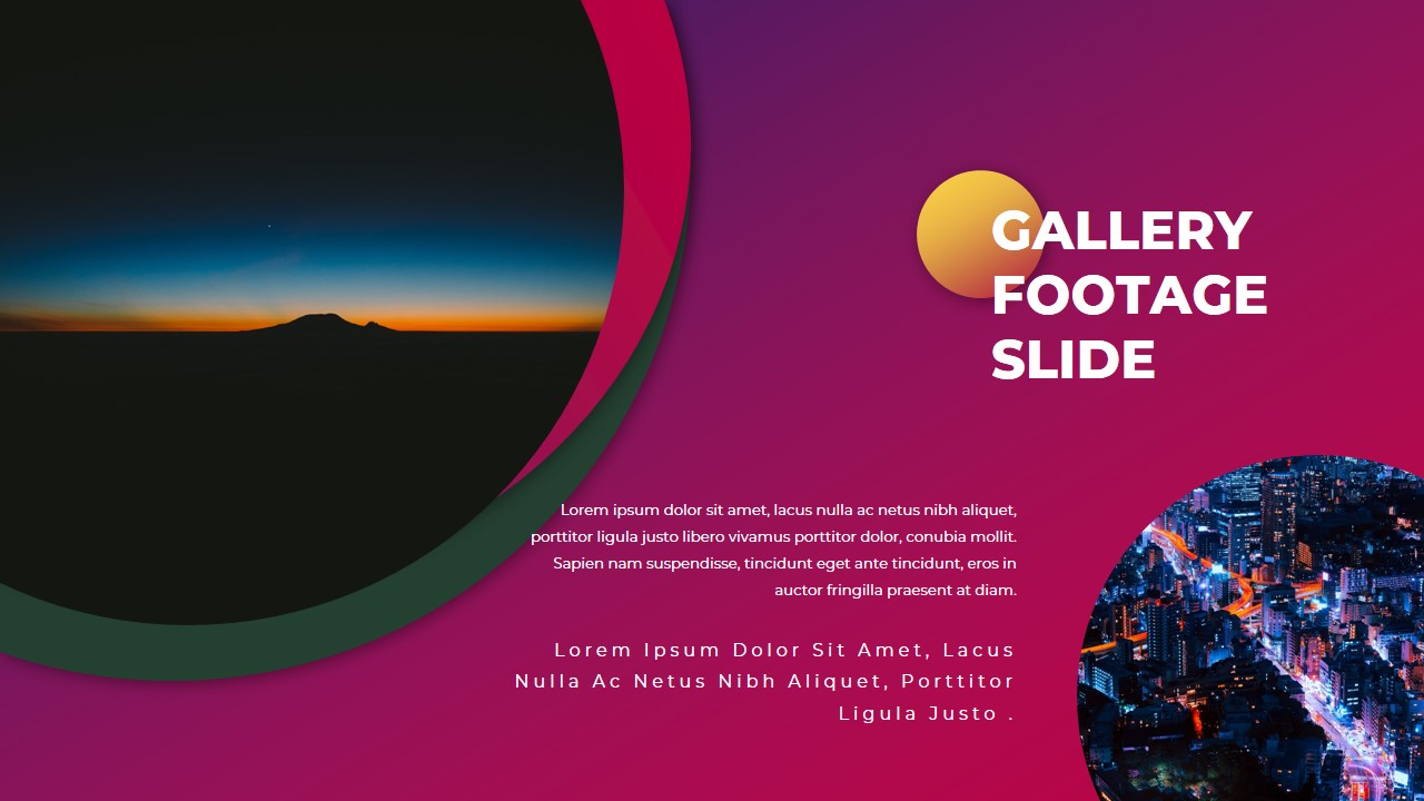 Footage Gradient - Beautiful Creative Powerpoint, Presentation Templates