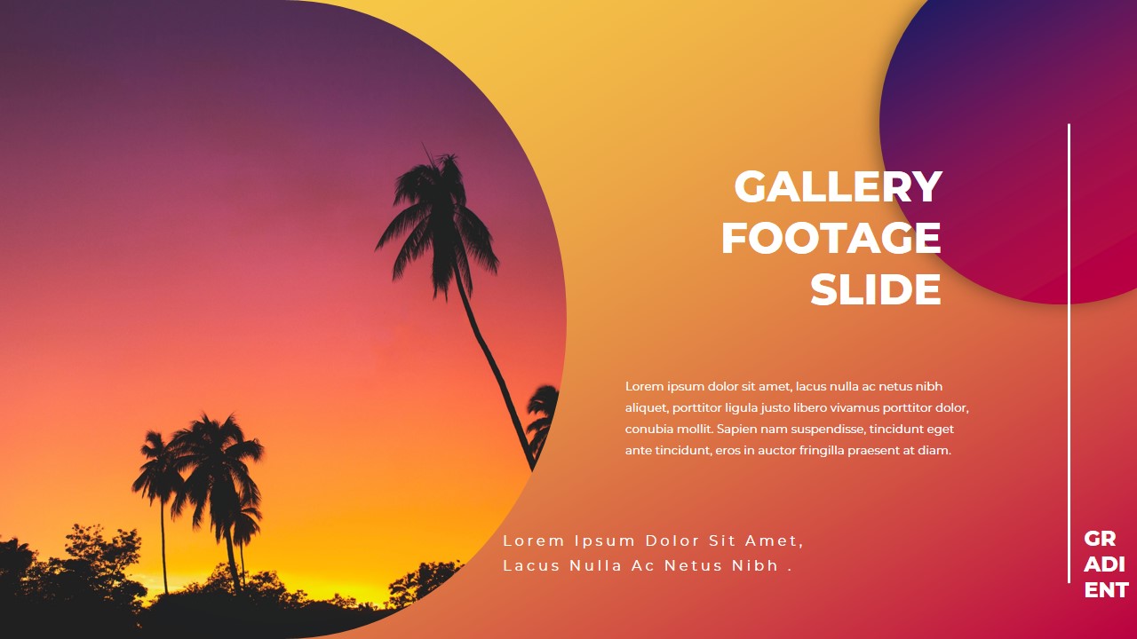 Footage Gradient - Beautiful Creative Powerpoint, Presentation Templates