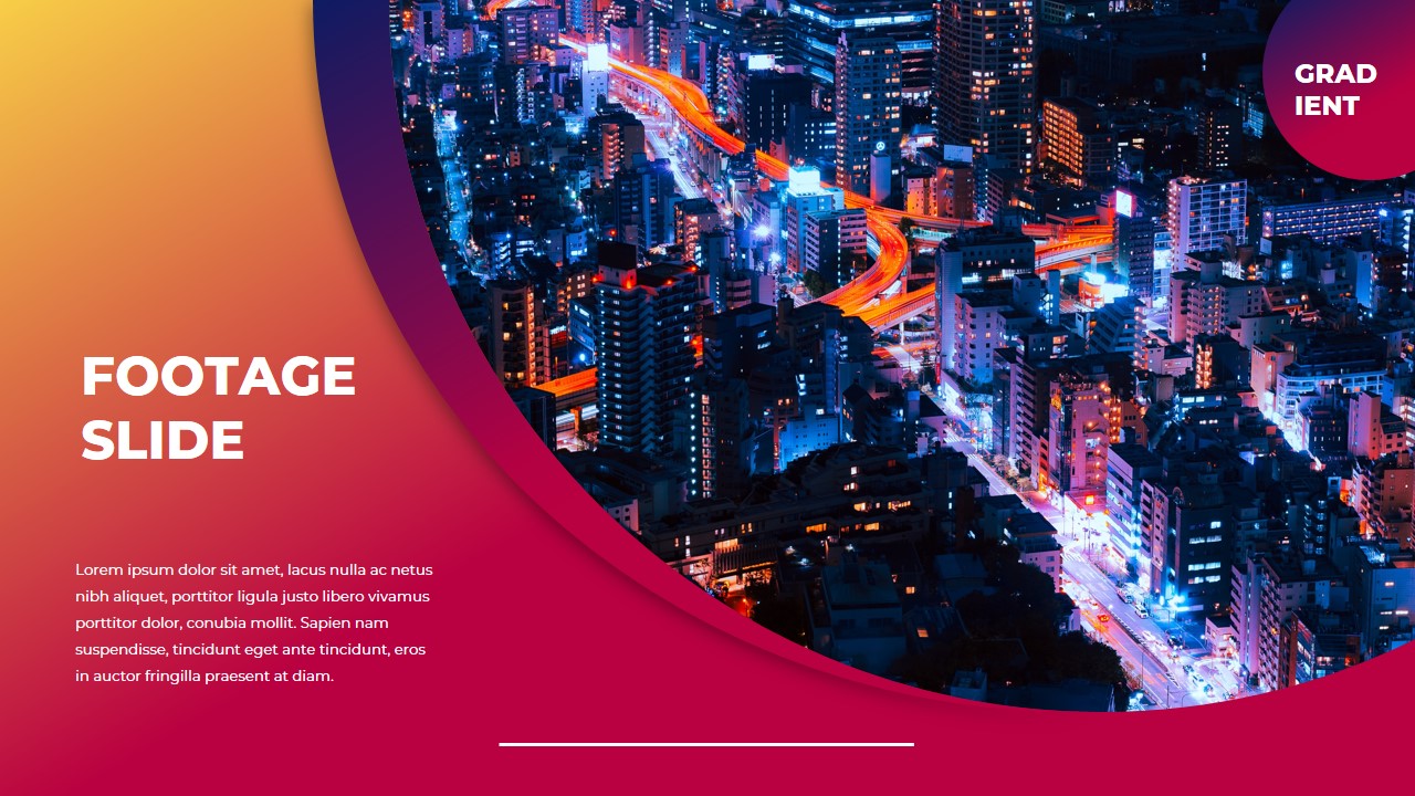 Footage Gradient - Beautiful Creative Powerpoint, Presentation Templates