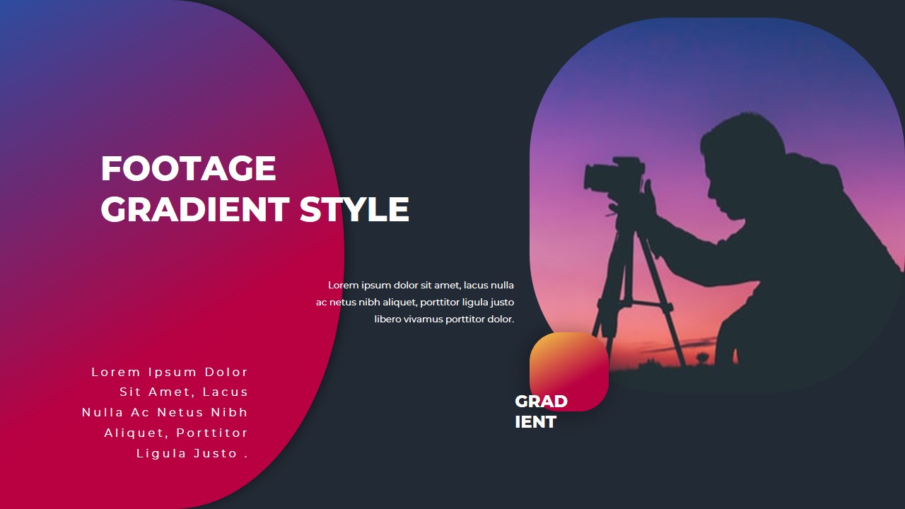 Footage Gradient - Beautiful Creative Powerpoint, Presentation Templates