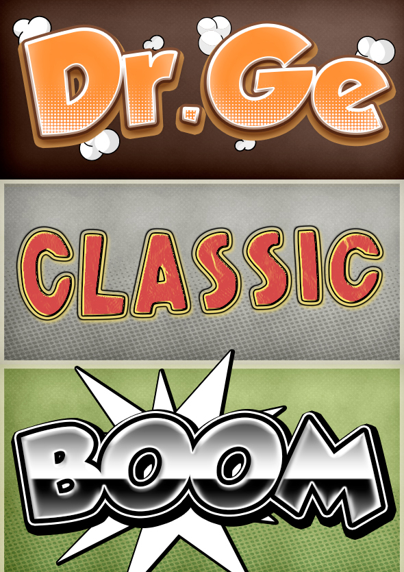 Cartoon and Comic Book Styles Bundle 4, Add-ons | GraphicRiver