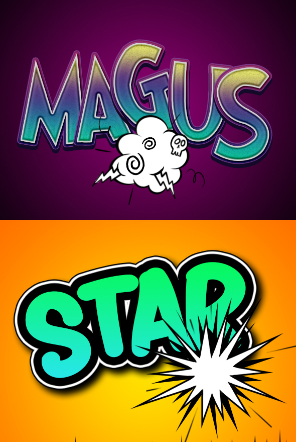 Cartoon and Comic Book Styles Bundle 4, Add-ons | GraphicRiver