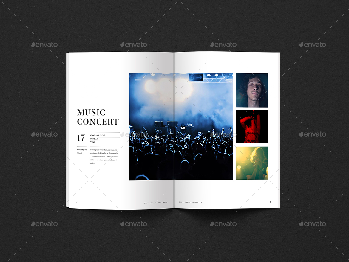 Newspaper Portfolio Brochure, Print Templates | GraphicRiver