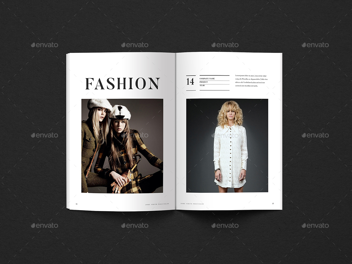 Newspaper Portfolio Brochure, Print Templates | GraphicRiver