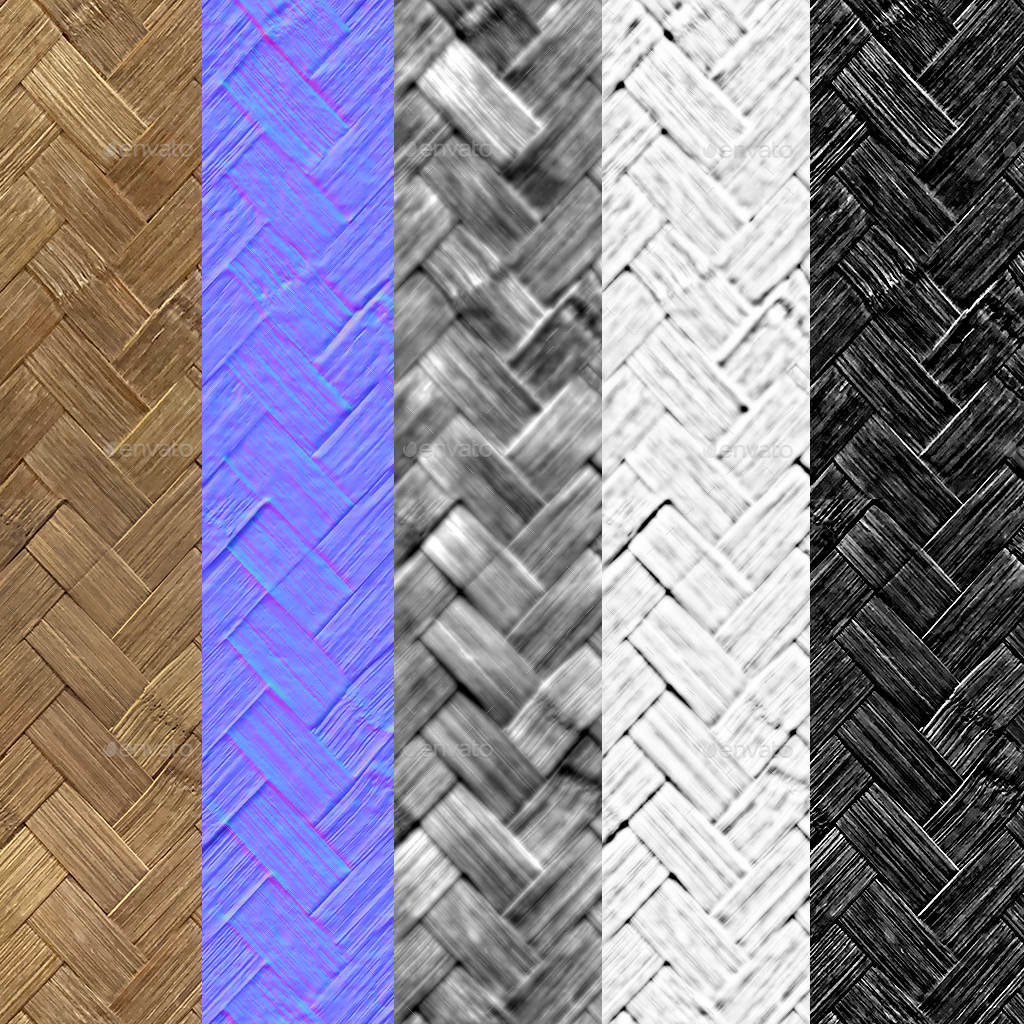 Woven Wicker Panel Seamless Texture by Lucky_Fingers | 3DOcean