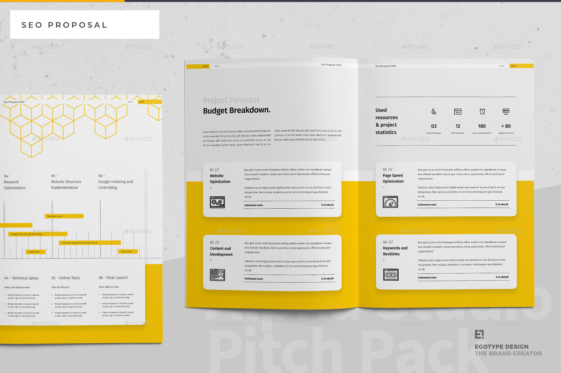 SEO Proposal, Print Templates | GraphicRiver
