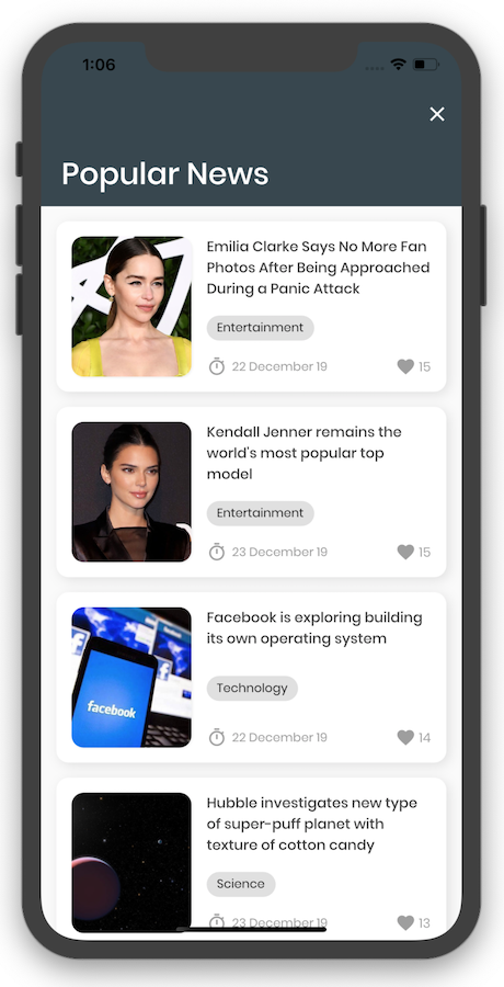 News Hour - Flutter News App for Android & iOS with Admin Panel by mrblab24