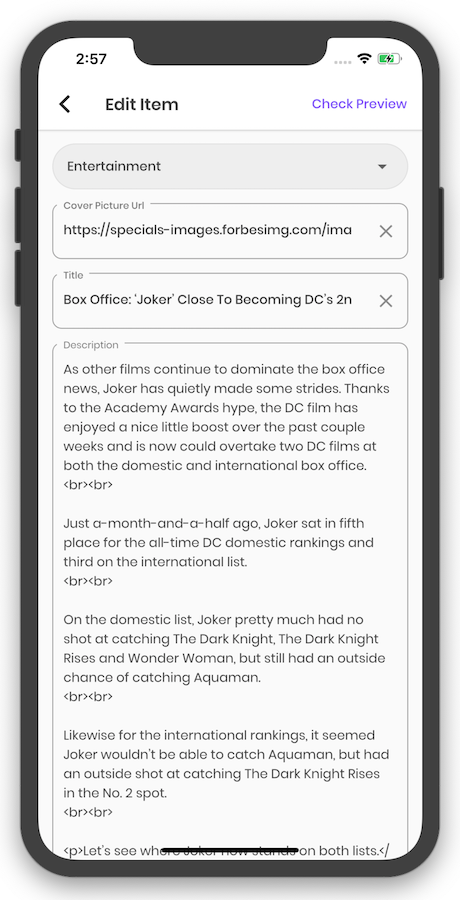 News Hour - Flutter News App for Android & iOS with Admin Panel by mrblab24