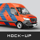 Mercedes Sprinter 2019 Van Mockup, Graphics | GraphicRiver