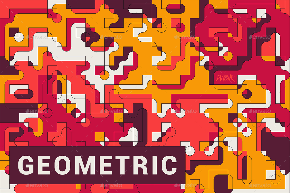 Geometric | Abstract Composition Backgrounds, Graphics | GraphicRiver