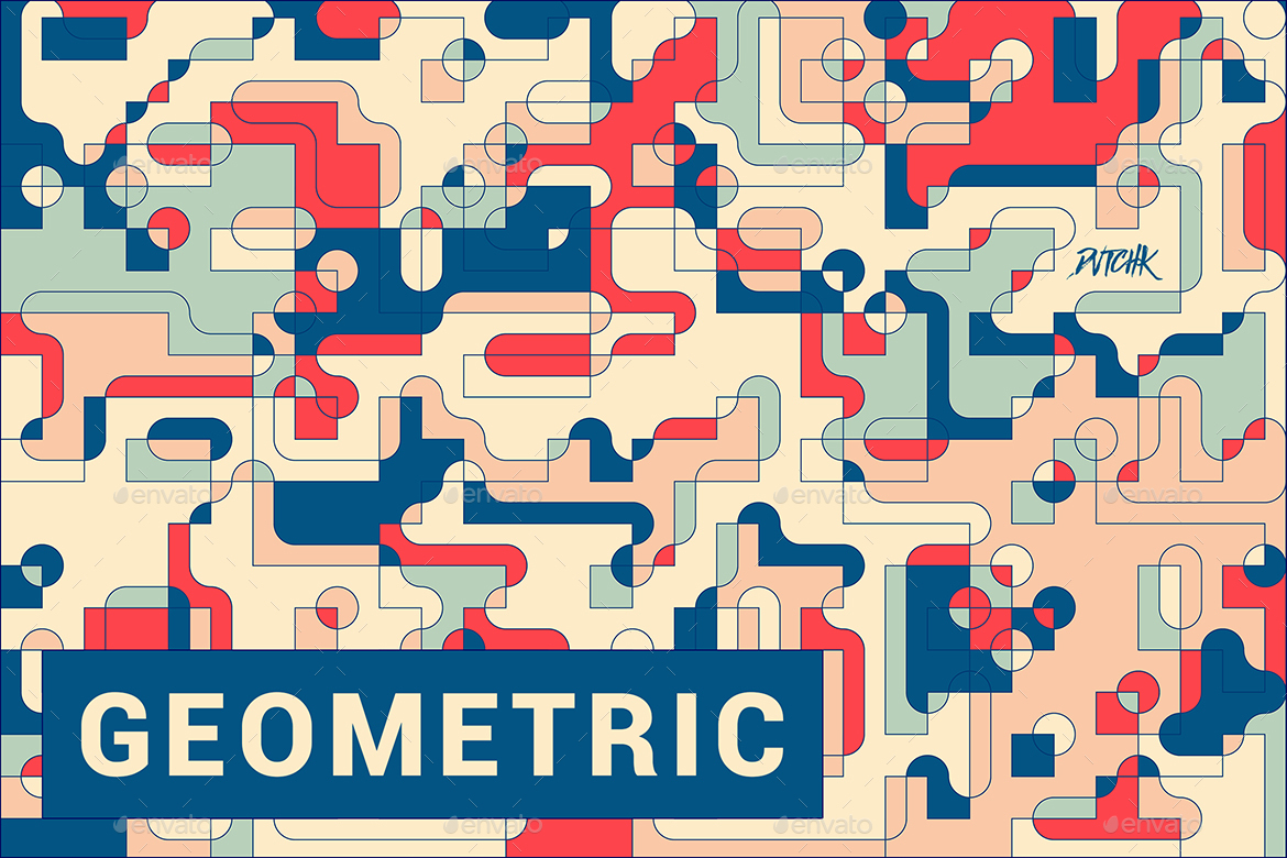 Geometric | Abstract Composition Backgrounds, Graphics | GraphicRiver