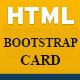 HTML CSS Bootstrap Card Template by smartcms | CodeCanyon