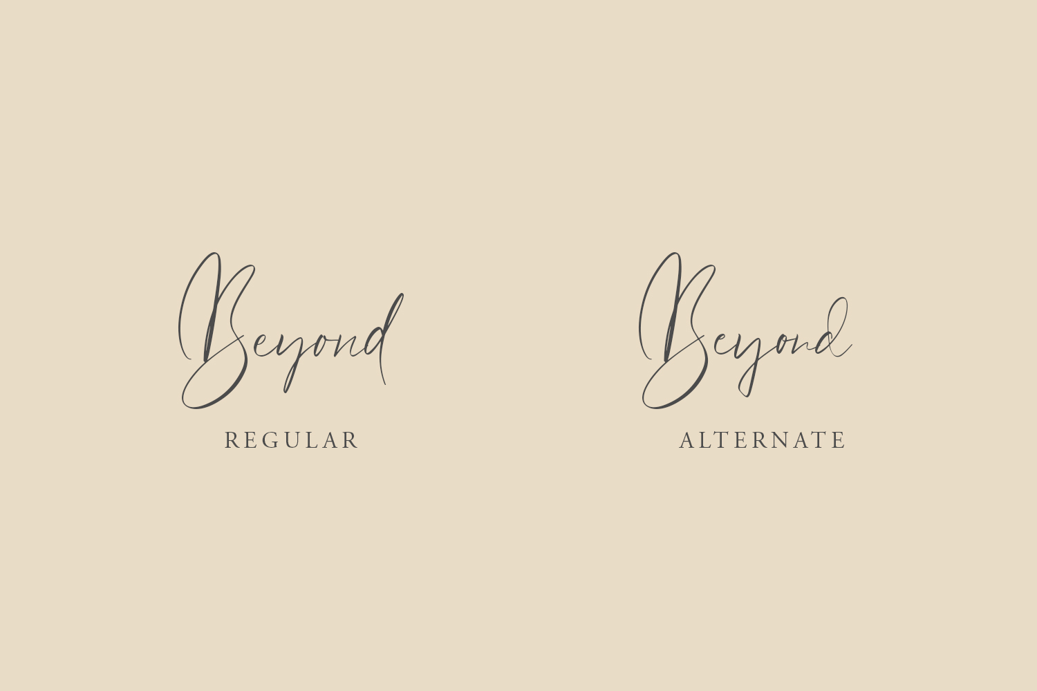 Beyond Signature Font, Fonts | GraphicRiver