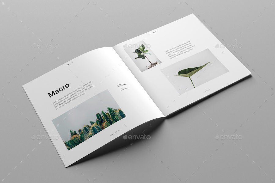 Square Portfolio, Print Templates | GraphicRiver