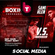 Boxing Social Media Pack, Web Elements | GraphicRiver